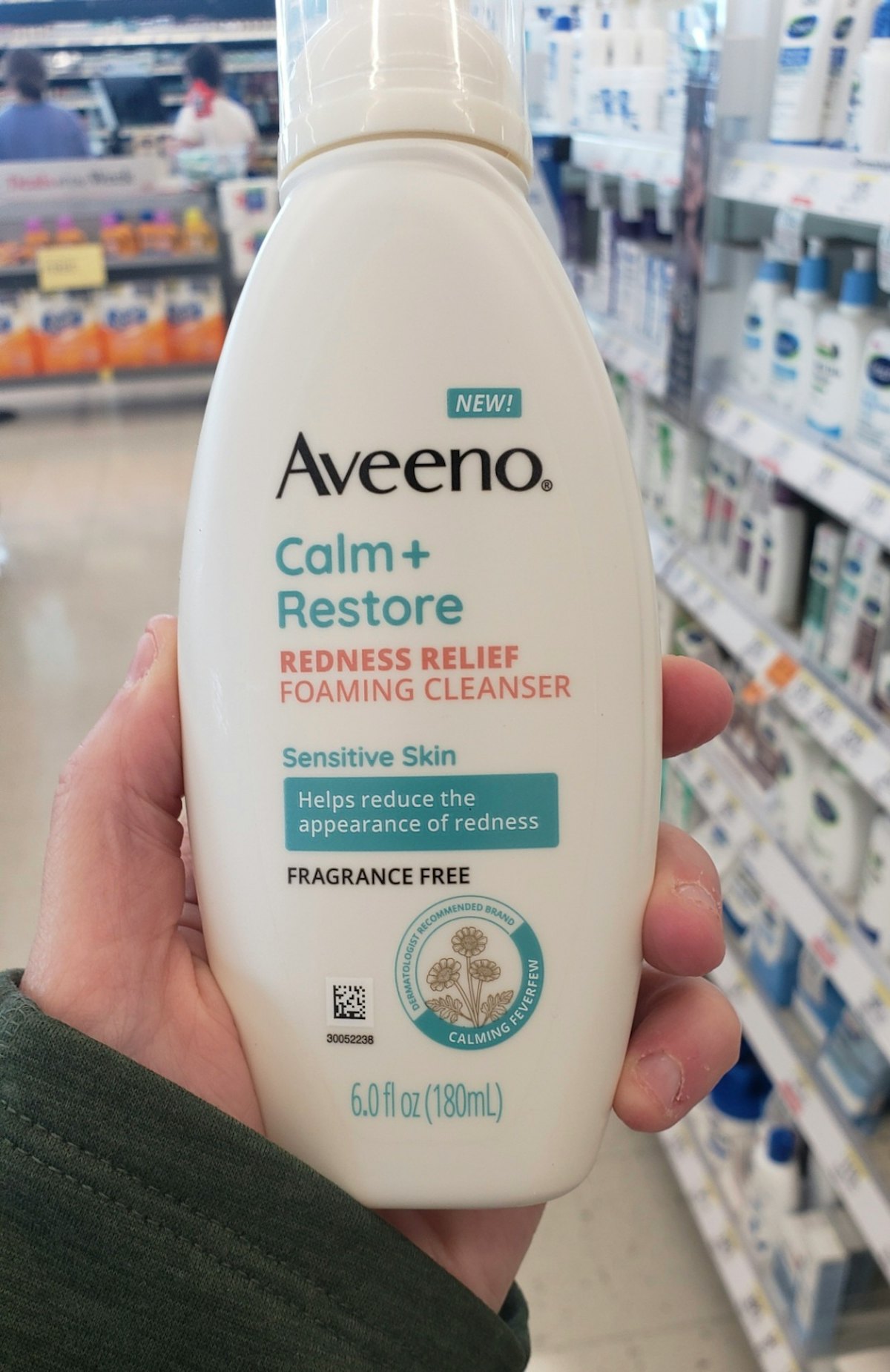 Product Spotlight: Aveeno Calm + Restore Redness Relief Foaming ...